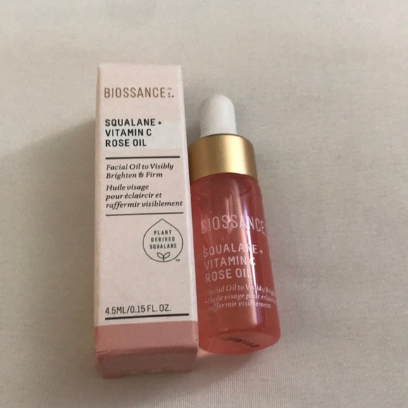 Biossance | Makeup | New Biossance Squalane Vitamin C Rose Oil Small ...